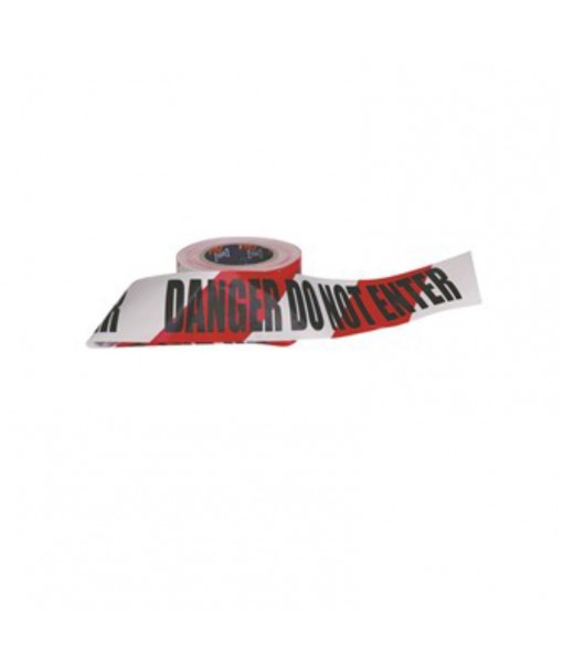 Red/white Tape 75mm X 100m