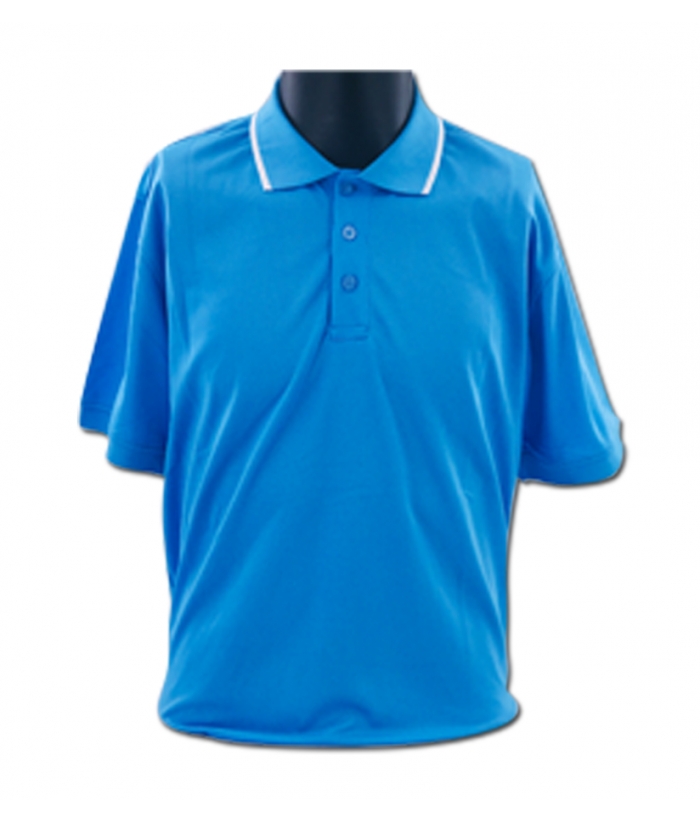 Plain Dri Fit Polo L/Blue 331